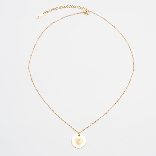 Madeline | Collar Personalizado con 2 Huellas Digitale en Láser – LA VETEM